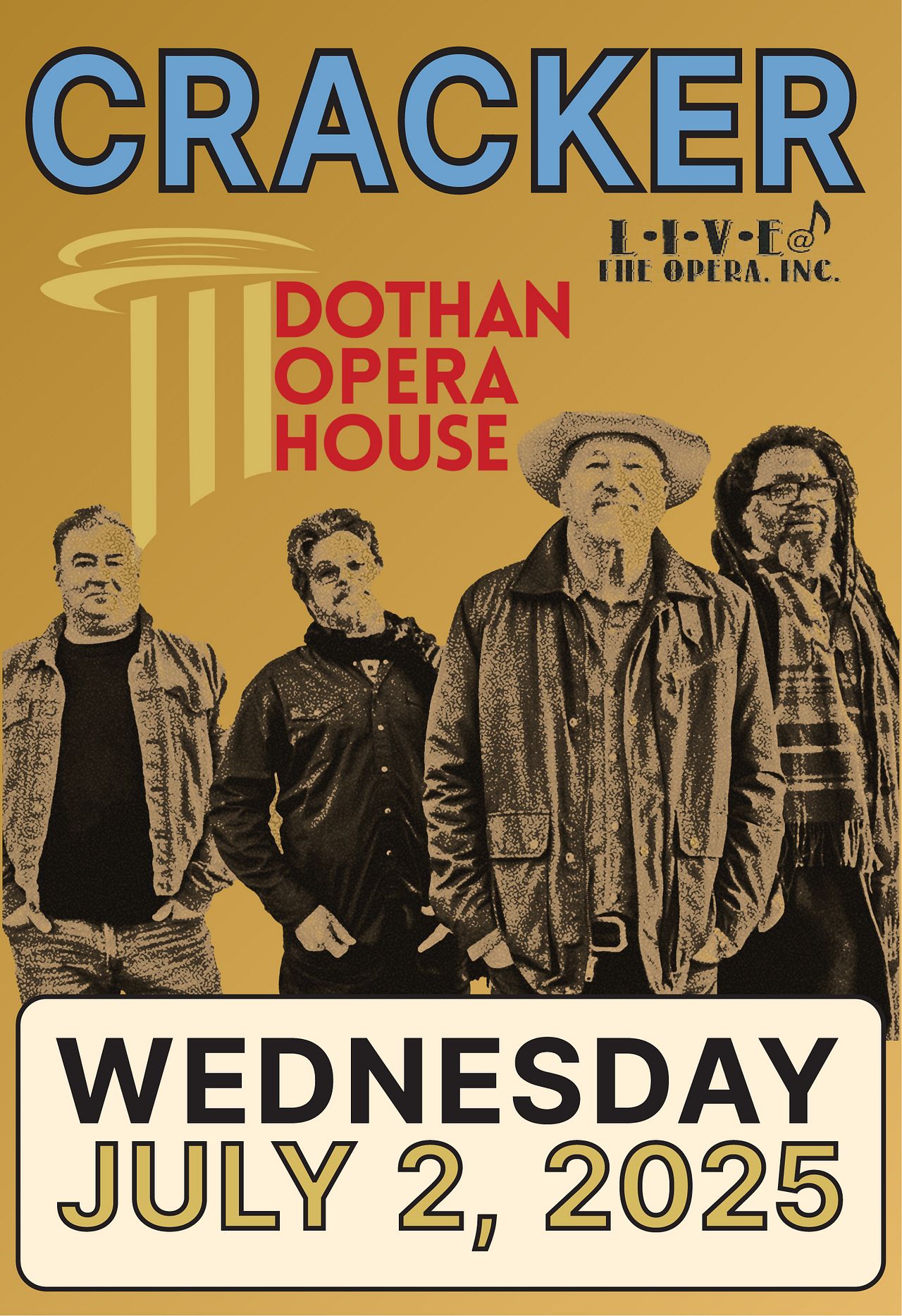 Cracker Tickets at Dothan Opera House in Dothan by Dothan Opera House ...