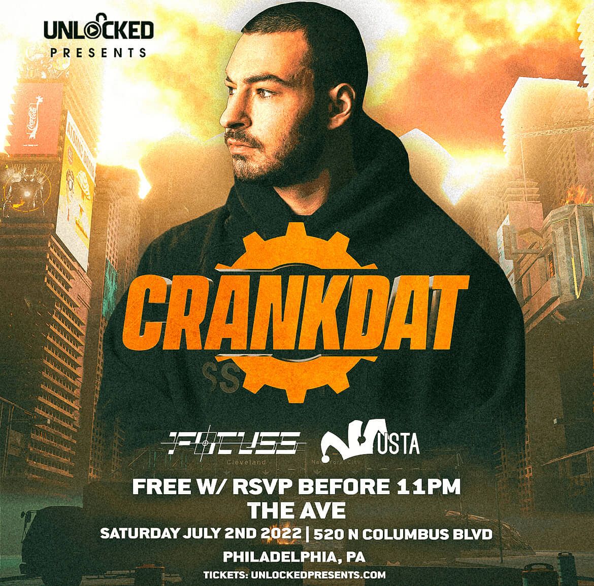 Crankdat Tickets at The Ave Live in Philadelphia by Unlocked Presents ...