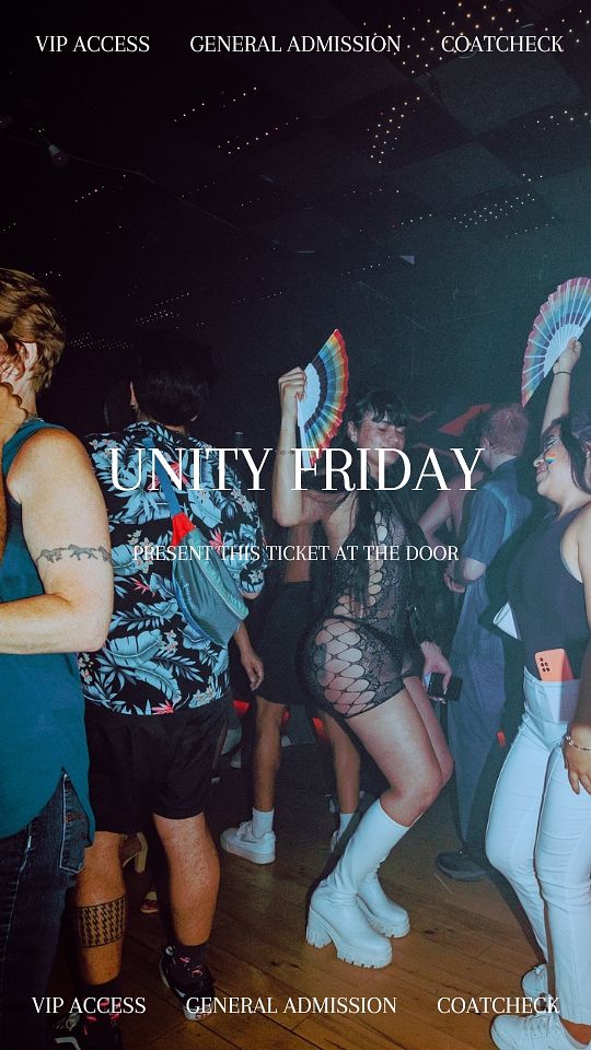Unity - Friday Tickets at Club Unity in Montréal by Club Unity | Tixr