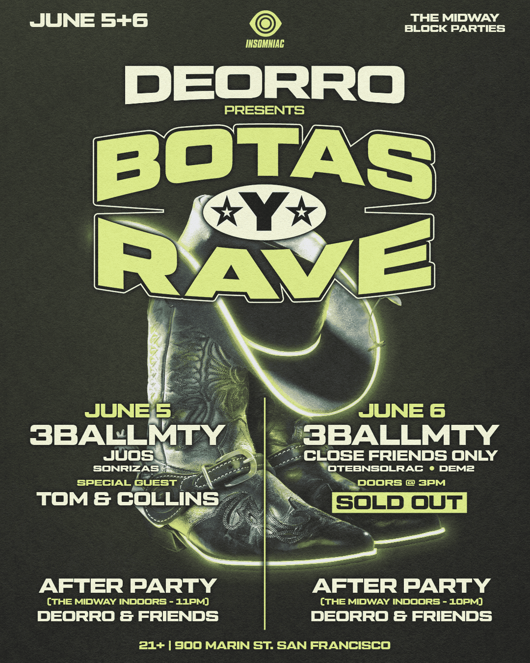 Deorro presents: Botas Y Rave Block Party + After Party (New Date Added ...