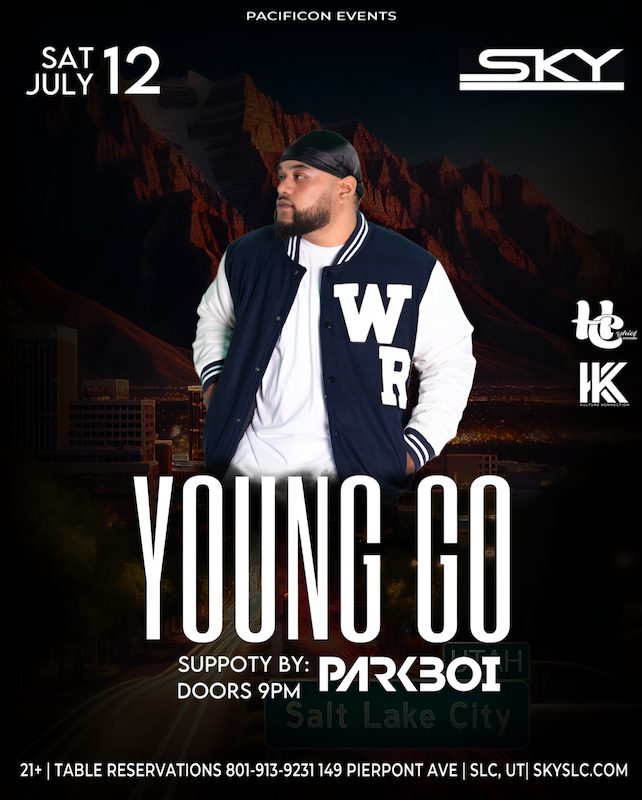 YOUNG GO at SKY Tickets at Sky SLC in Salt Lake City by SKY SLC | Tixr