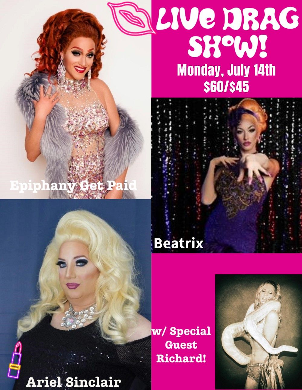 Live Drag Show! w/Special Guest Richard!! Tickets at The Stephen ...