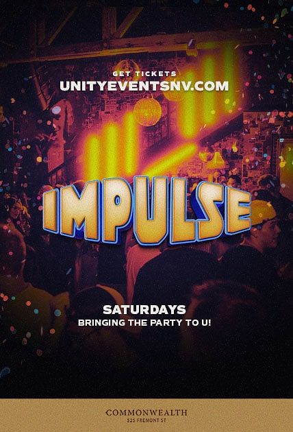 CW: Impulse Saturdays Tickets at Commonwealth in Las Vegas by Corner ...