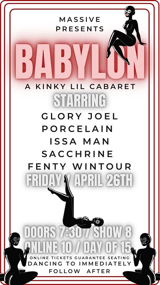 Babylon Tickets at Massive in Seattle by Massive Club | Tixr