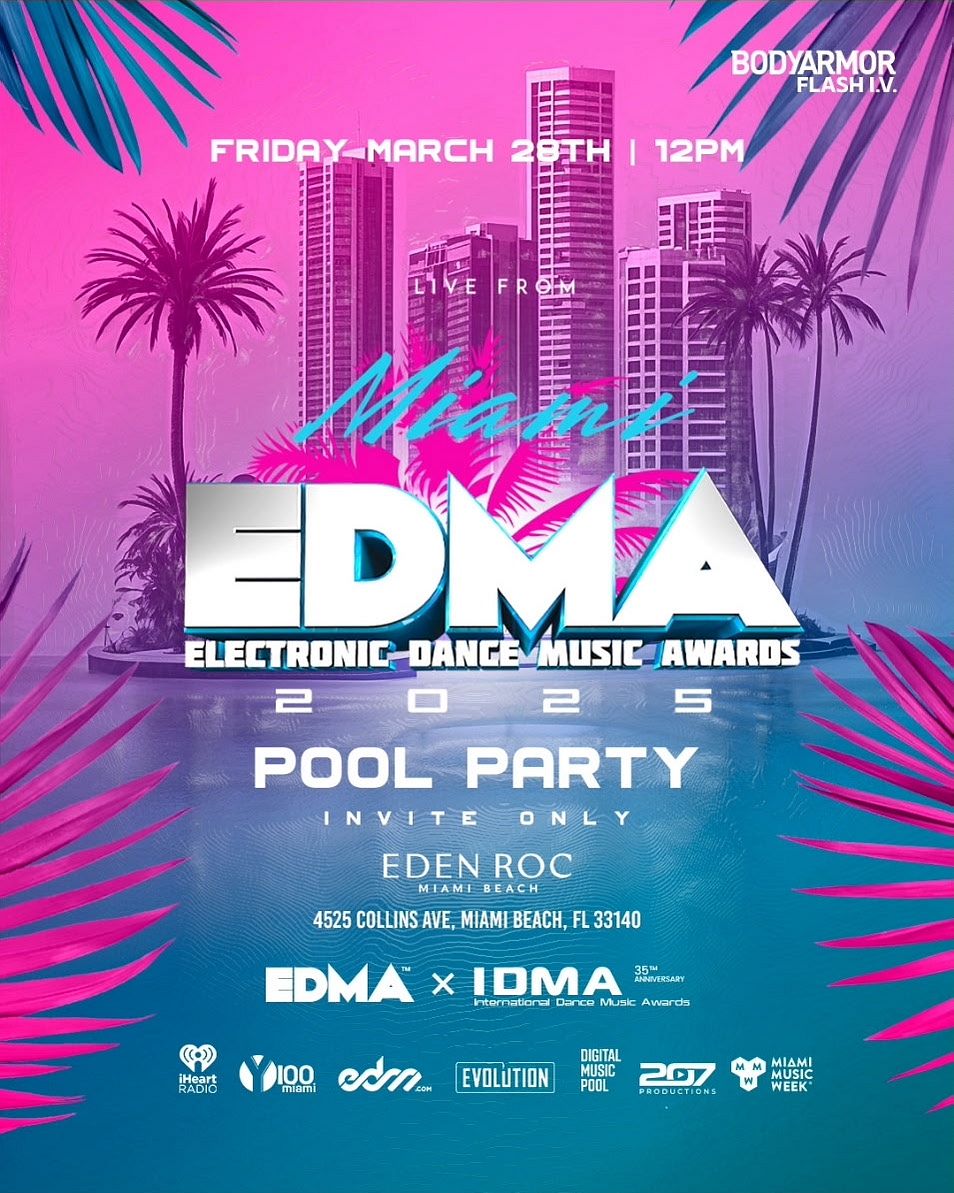 EDMA 2025 Pool Party Tickets at Eden Roc in Miami Beach by FAME | Tixr