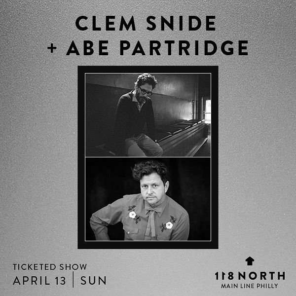 Clem Snide + Abe Partridge Tickets at 118 North in Wayne by 118 North ...