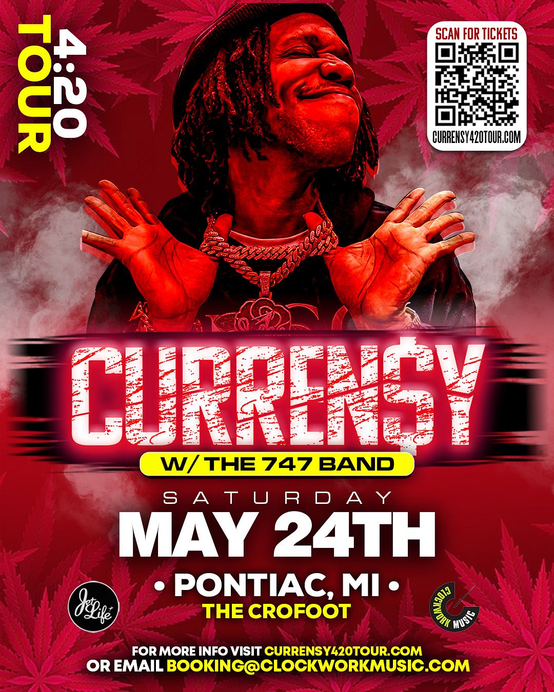 CURRENSY LIVE IN DETROIT MAY 24TH Tickets at The Crofoot in Pontiac by ...