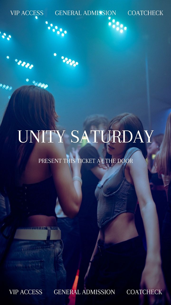 Unity - Saturday Tickets at Club Unity in Montréal by Club Unity | Tixr