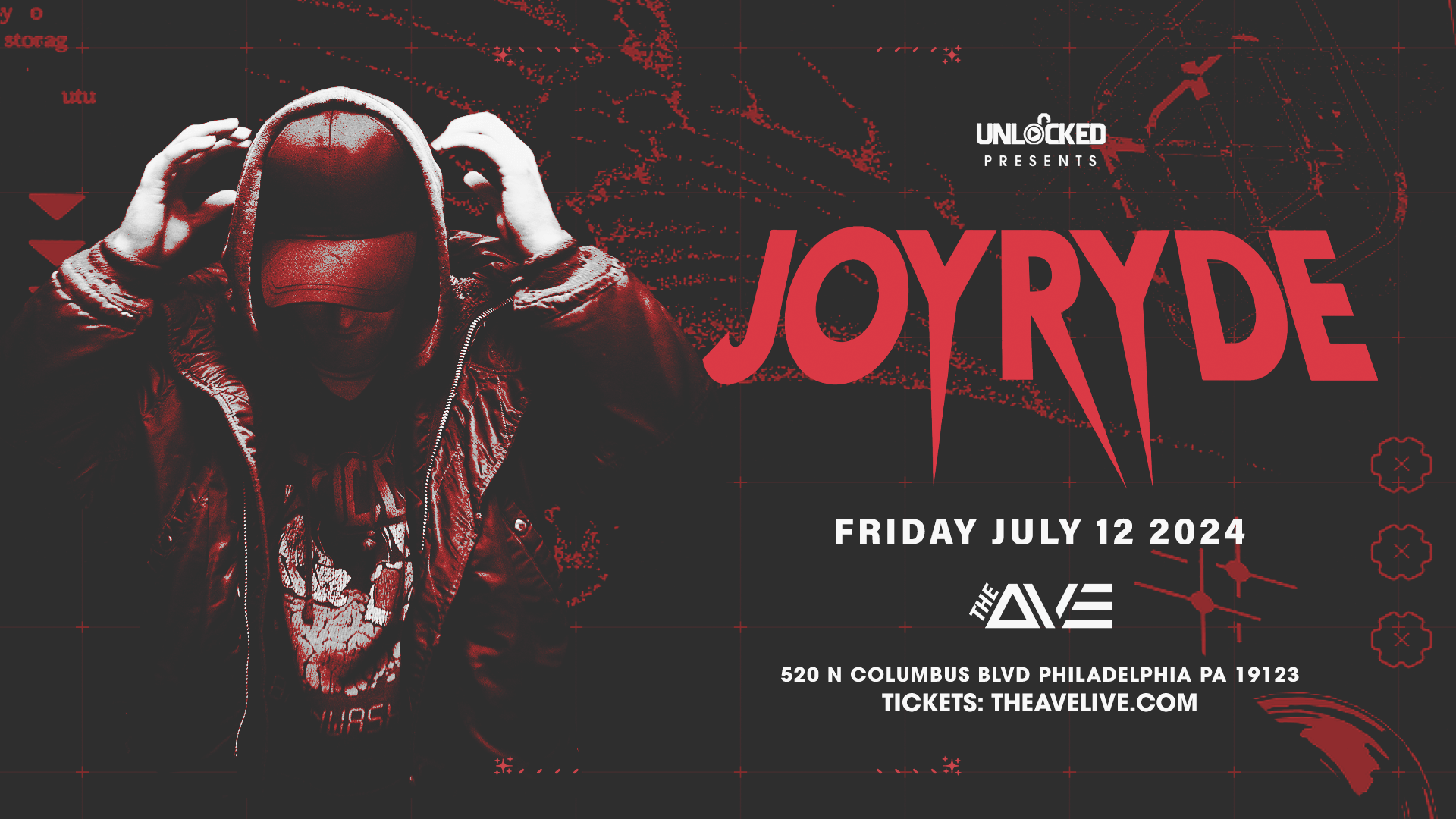 JOYRYDE Tickets at The Ave Live in Philadelphia by Unlocked Presents | Tixr