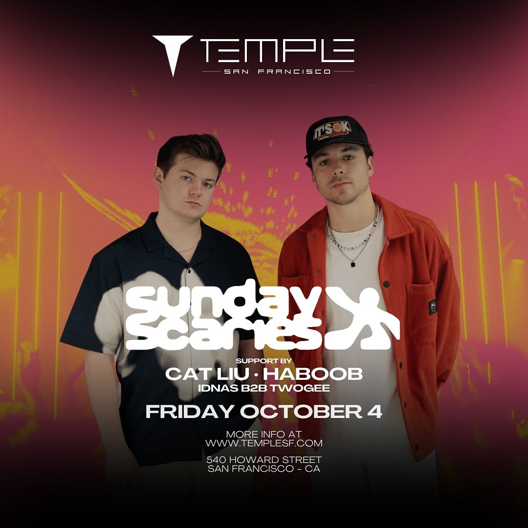 Sunday Scaries Tickets at Temple San Francisco in SF by Temple ...