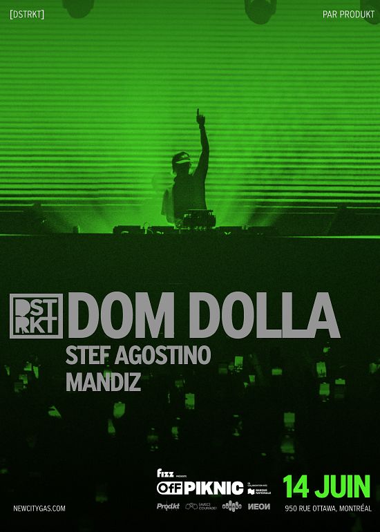 Dom Dolla Tickets at New City Gas in Montreal by New City Gas | Tixr