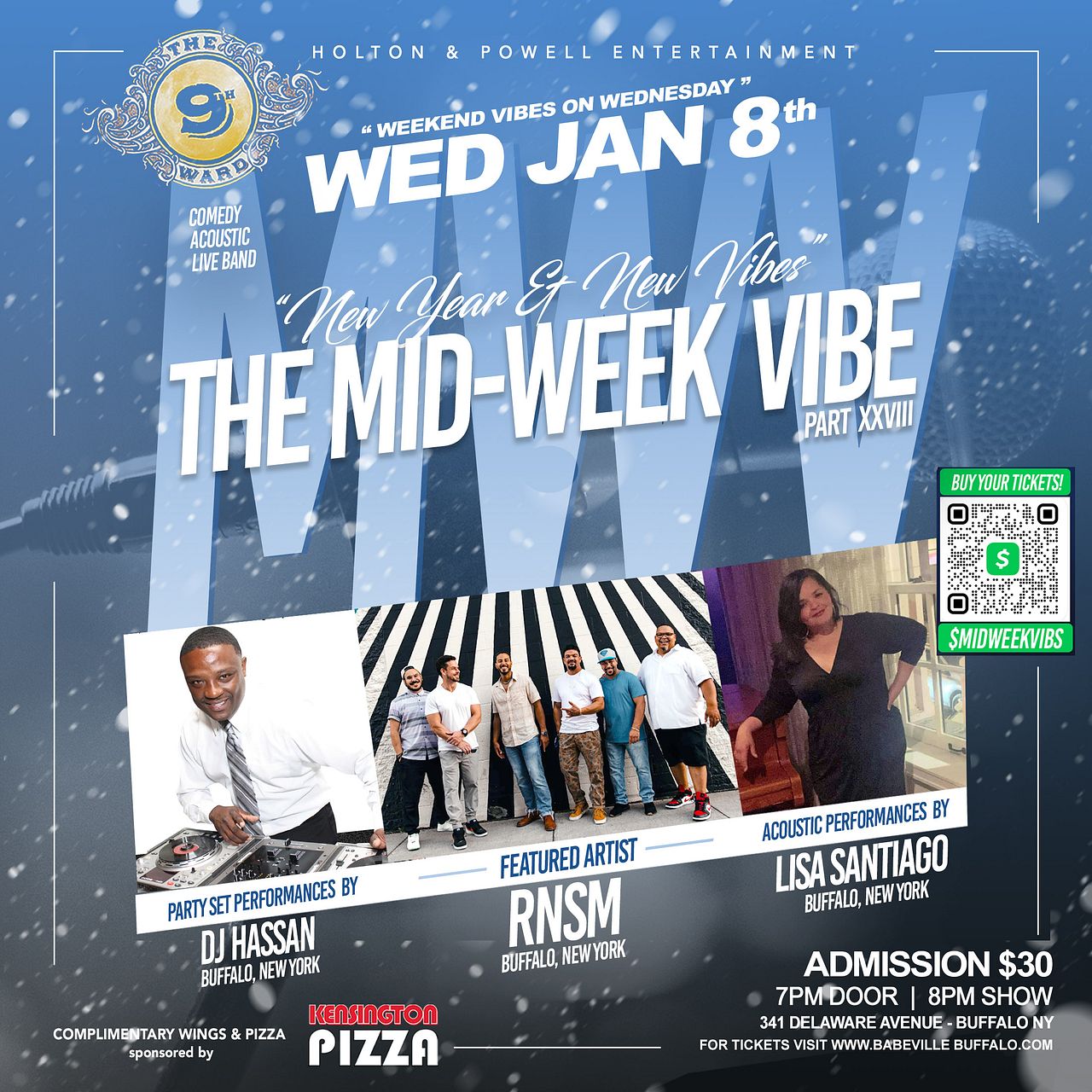 Mid Week Vibe XXVIII Tickets at The 9th Ward in Buffalo by Asbury Arts ...