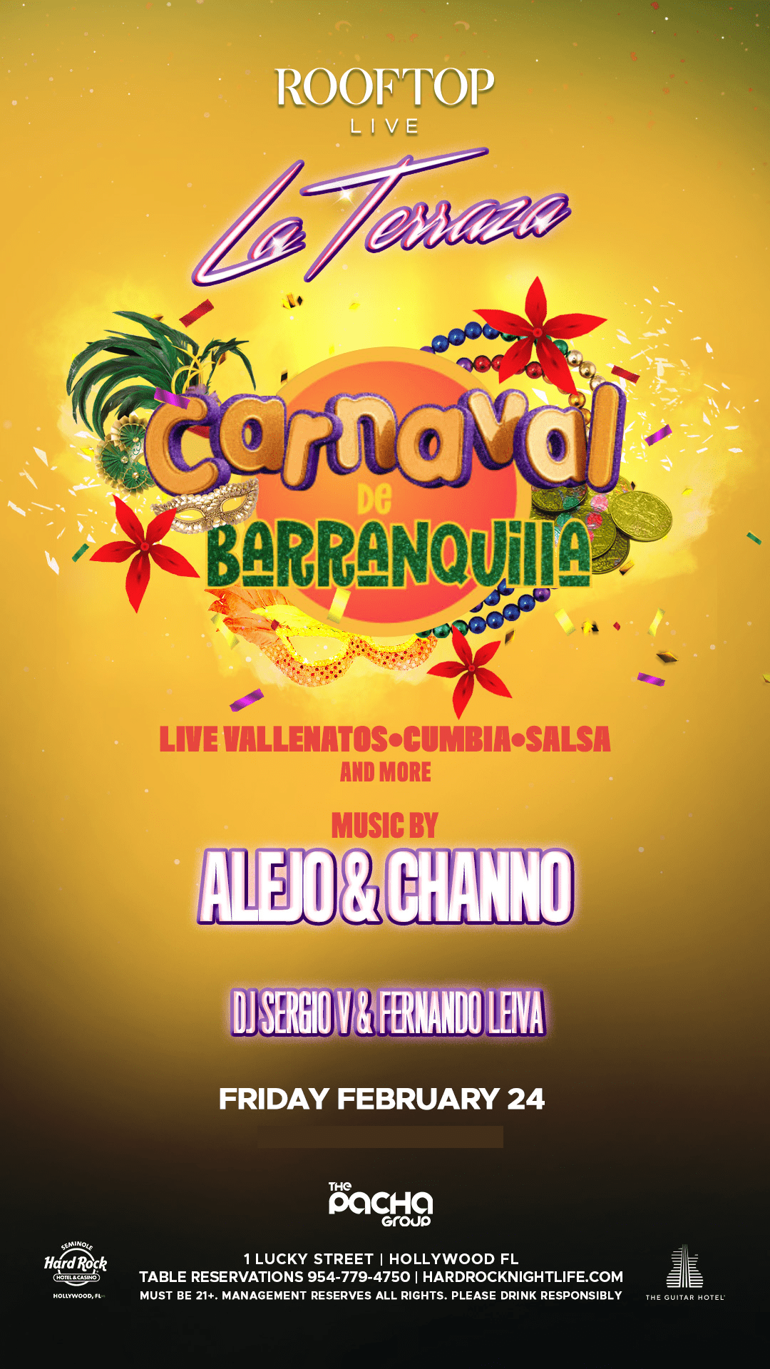 CARNAVAL PARTY DE BARRANQUILLA | Rooftop Live Tickets at Rooftop Live ...