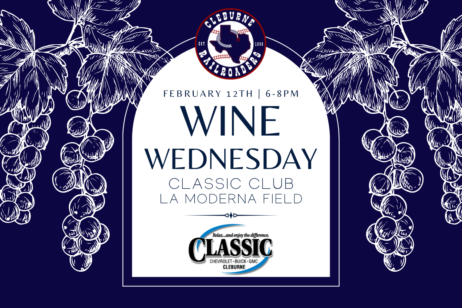 Wine Wednesday Tickets at La Moderna Field in Cleburne by Cleburne ...