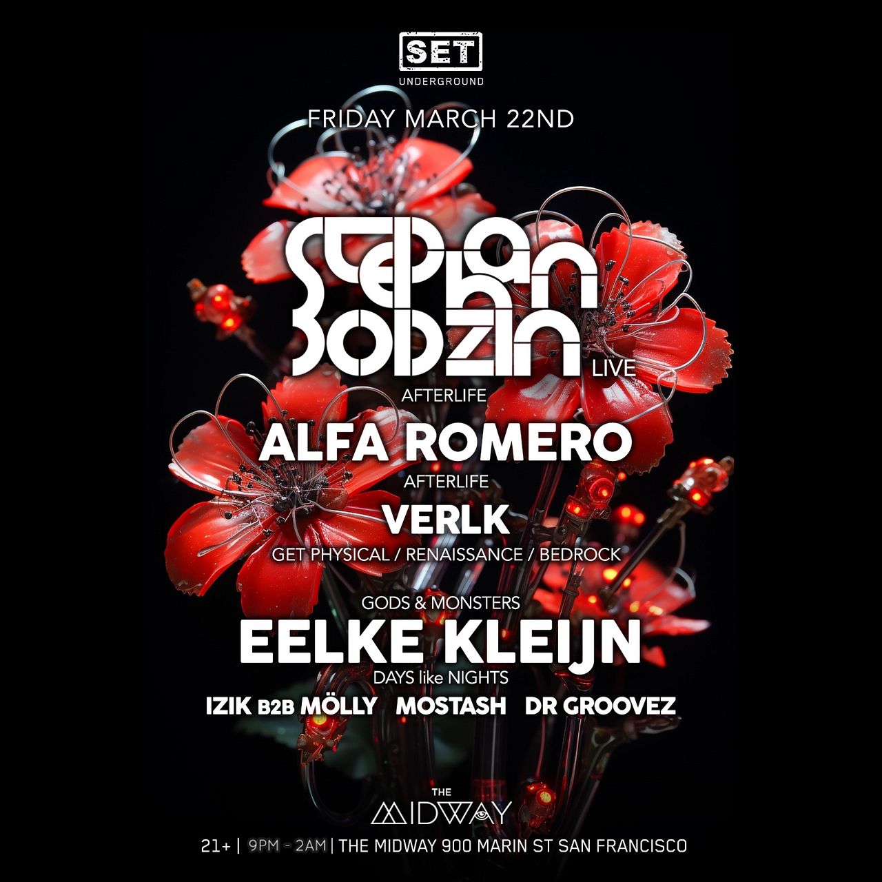 Stephan Bodzin at The Midway Tickets at The Midway in San Francisco by ...