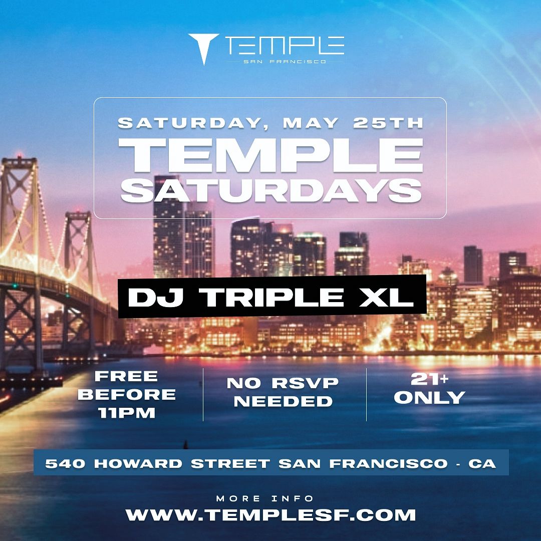 Temple Saturdays | Memorial Day Weekend 2024 Tickets at Temple San ...