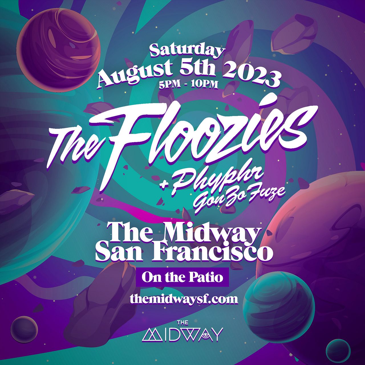 The Floozies Tickets At The Midway In San Francisco By The Midway Sf Tixr