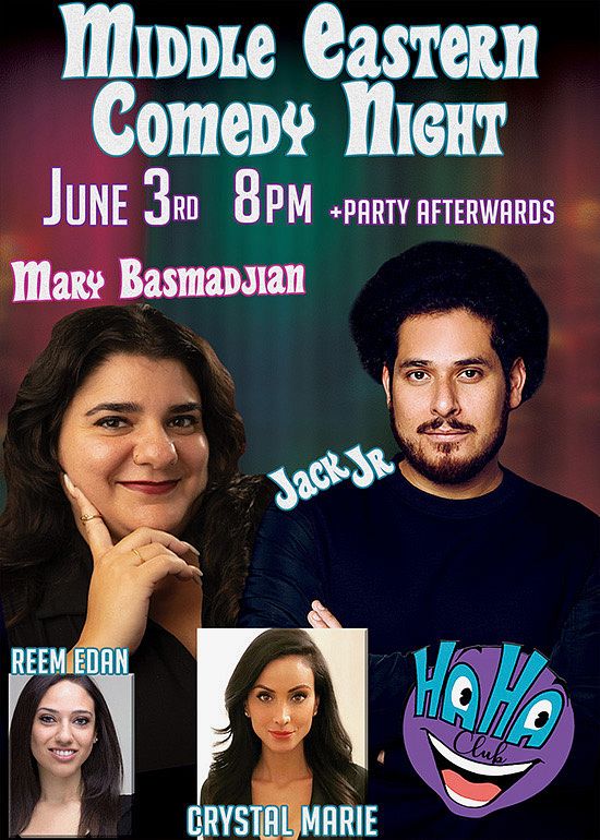 JACK JR presents: MIDDLE EASTERN COMEDY NIGHT Tickets at Ha Ha Comedy ...
