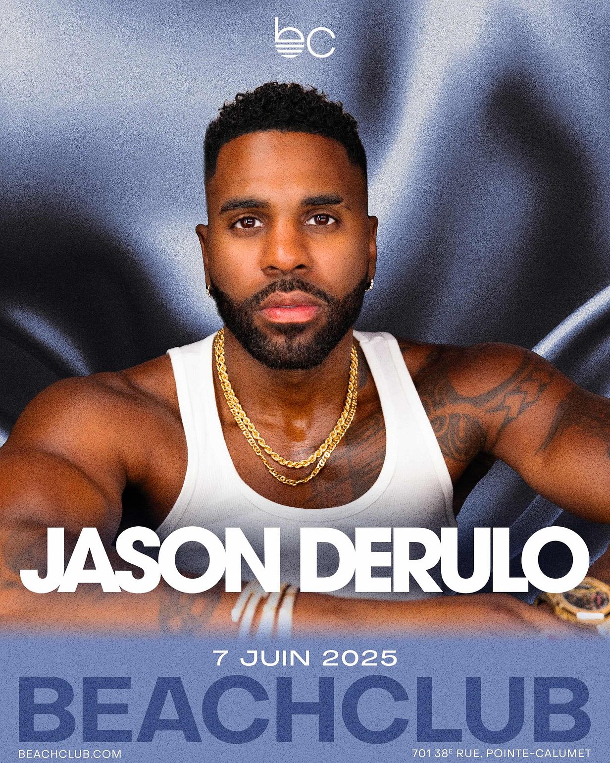 JASON DERULO Tickets at Beachclub in Pointe-Calumet by Beachclub | Tixr