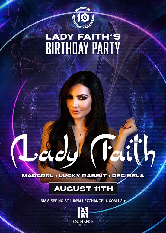 Lady Faith Tickets at Exchange LA in Los Angeles by Exchange LA | Tixr
