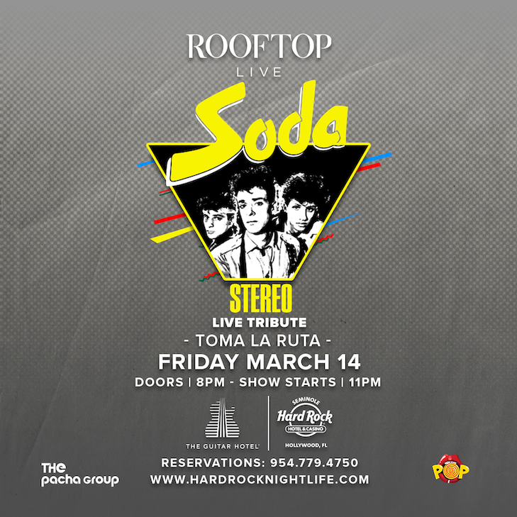Soda Stereo | Rooftop Live Tickets at Rooftop Live in Hollywood by ...