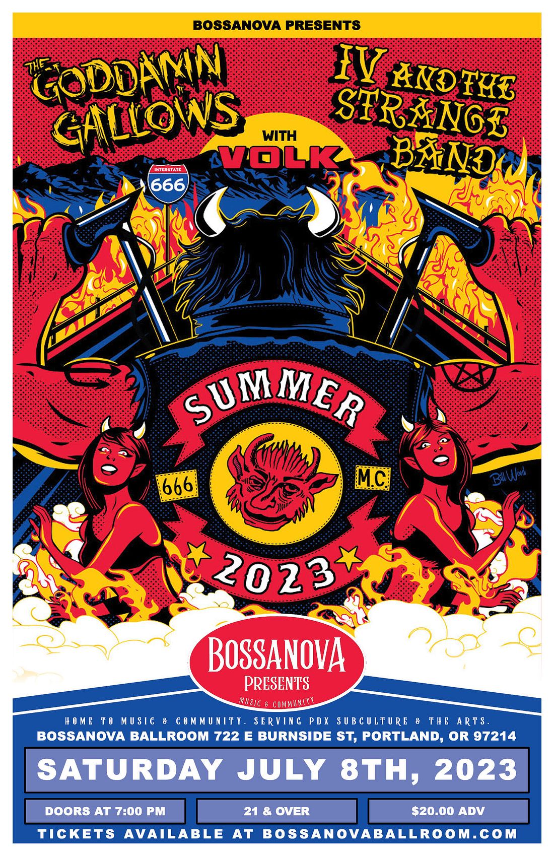 The Goddamn Gallows + IV and The Strange Band Tickets at Bossanova ...