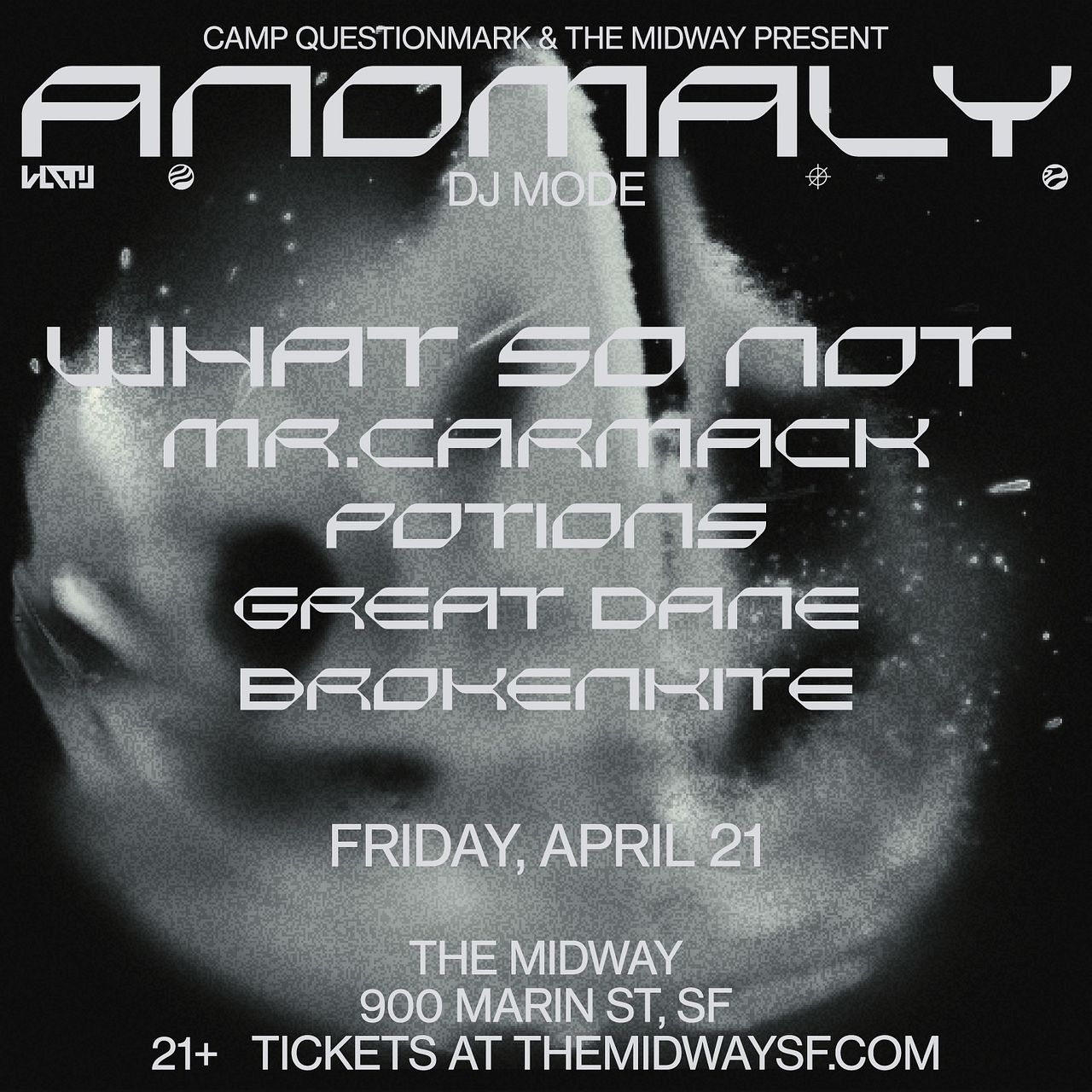 TONIGHT! What So Not, Mr. Carmack, Potions & Great Dane Tickets at The ...