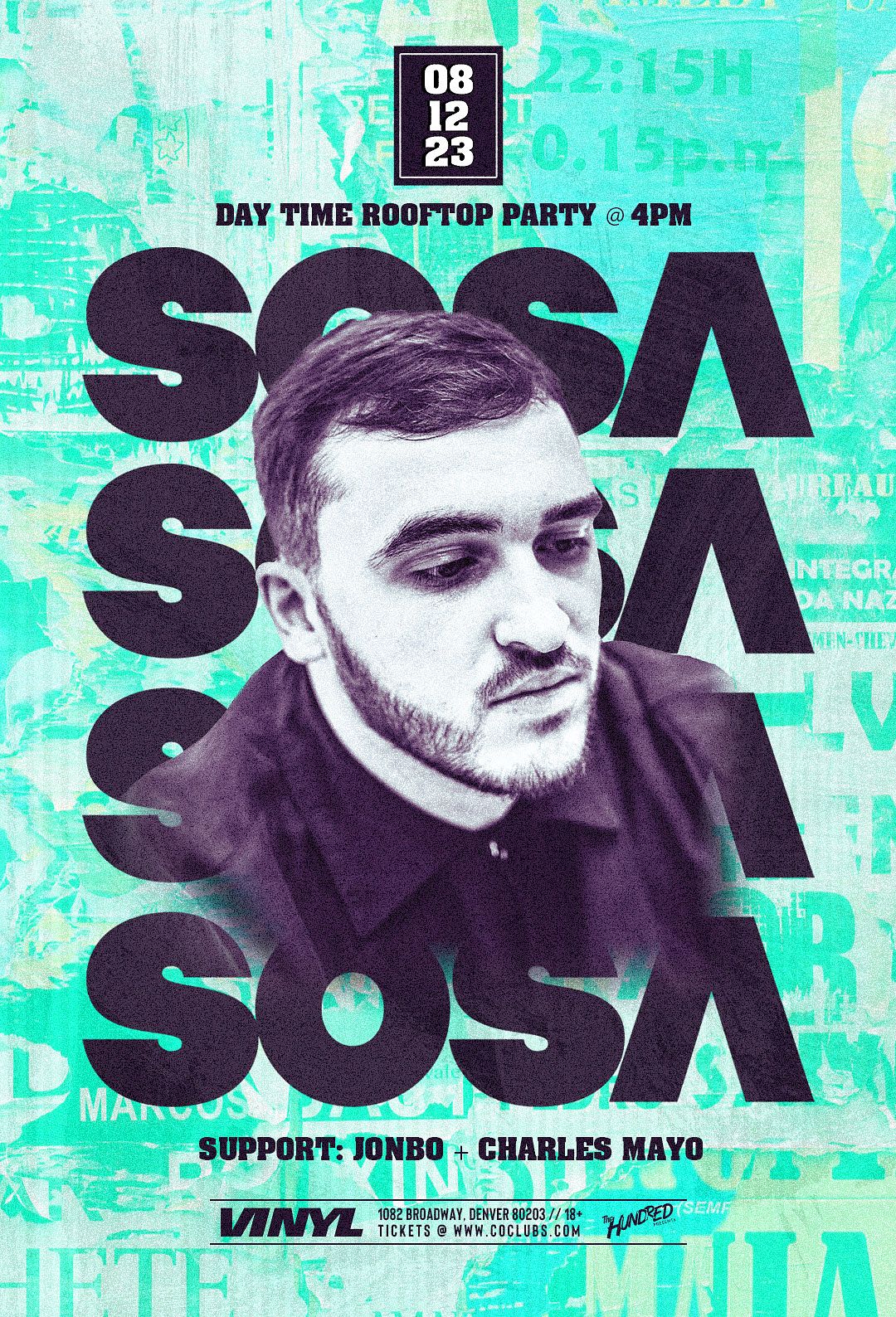 SOSA - Daytime Rooftop Tickets at Club Vinyl in Denver by Club Vinyl | Tixr