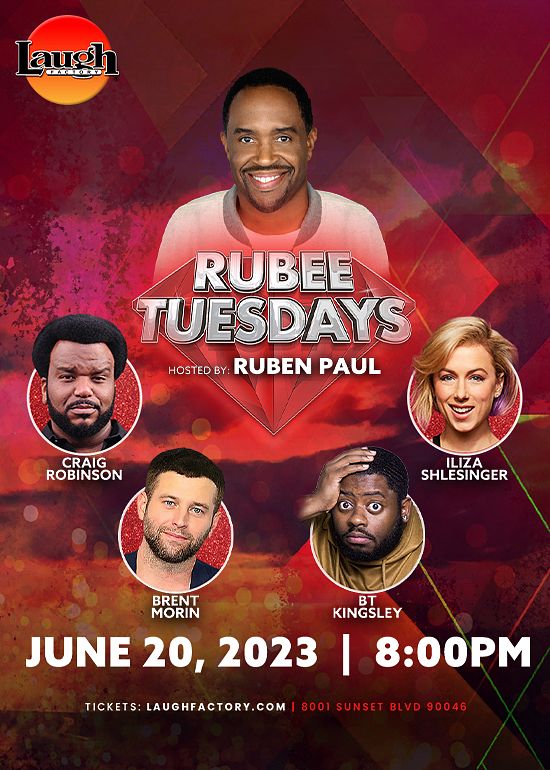 Rubee Tuesdays Tickets at Laugh Factory Hollywood in Los Angeles by ...