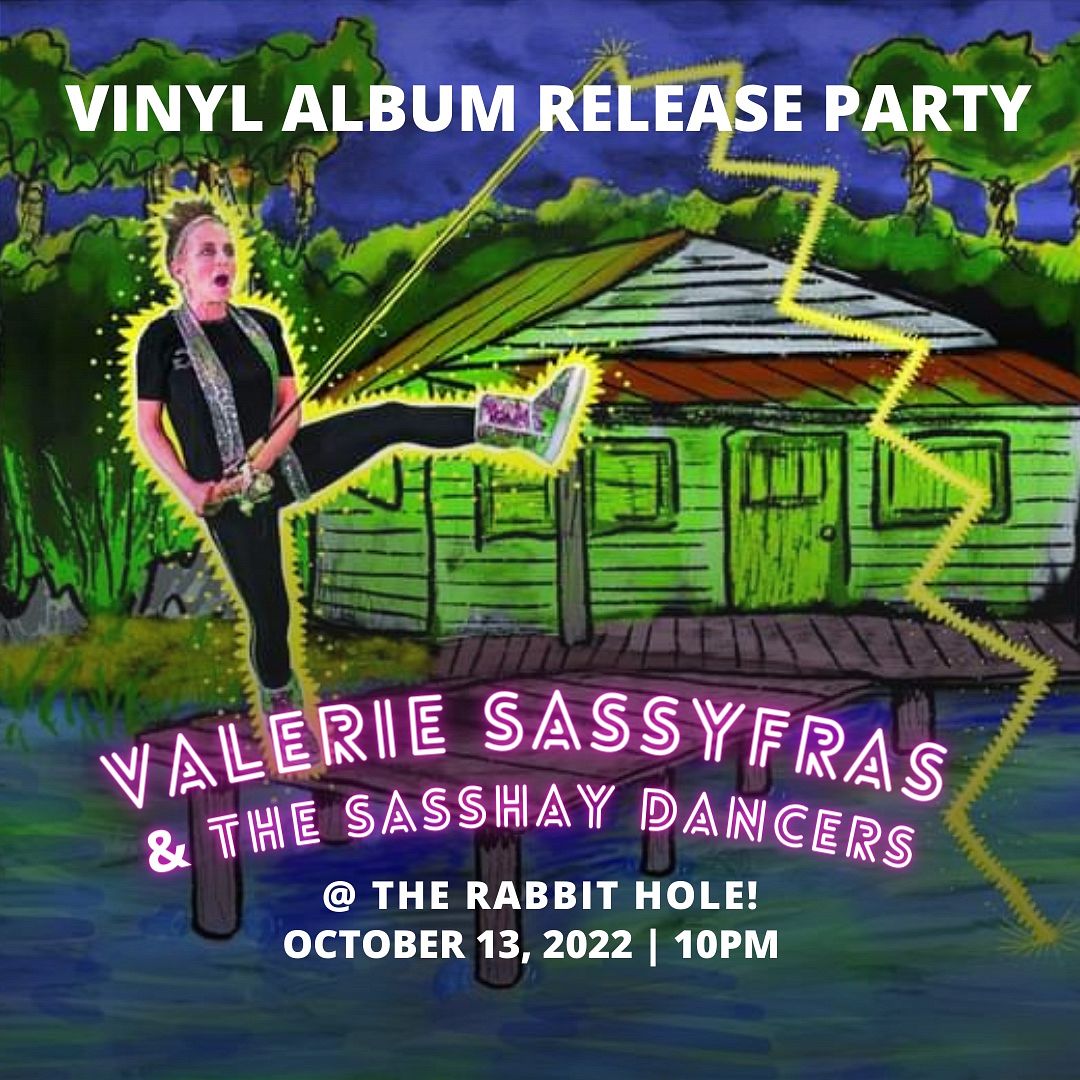 Electric Rain: Valerie Sassyfras Vinyl Release Tickets at The Rabbit ...
