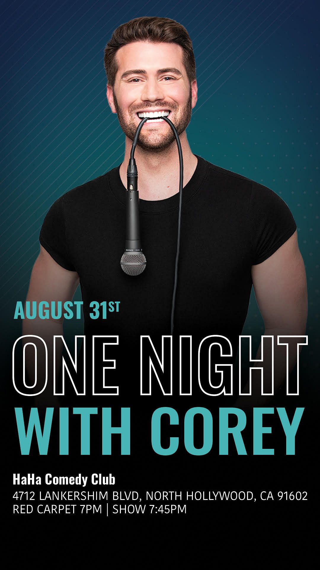 One Night With Corey Tickets at Ha Ha Comedy Club in Los Angeles by ...