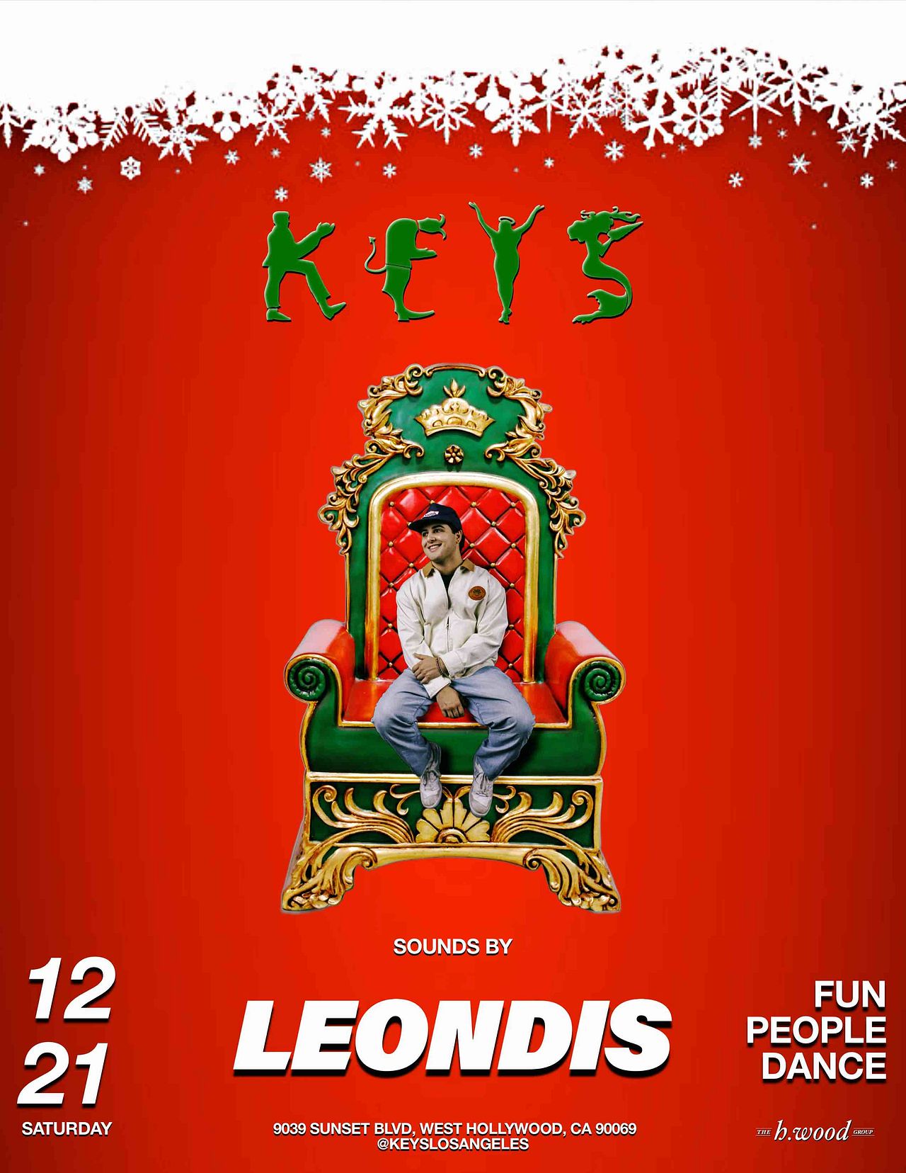 LEONDIS Tickets at Keys in West Hollywood by Keys Los Angeles - h.wood ...