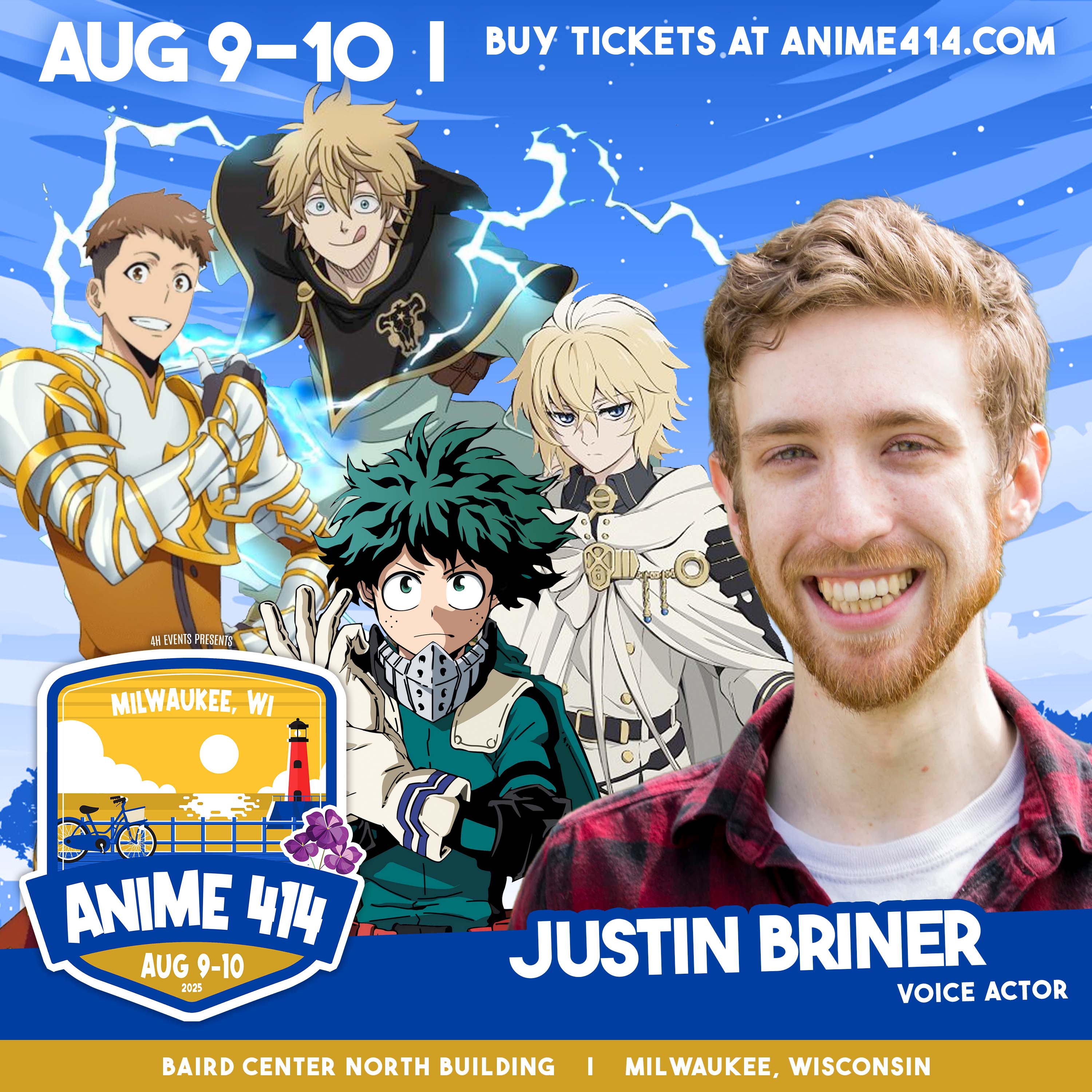 Anime 414 2025 - Milwaukee, Wisconsin Tickets at Baird Center in ...