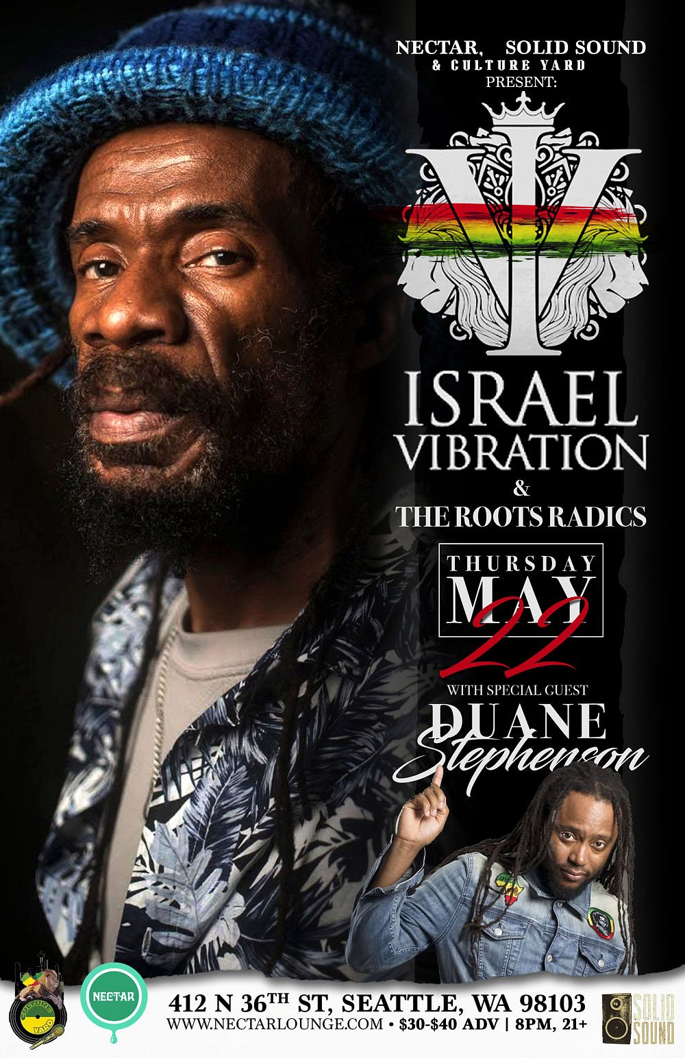 ISRAEL VIBRATION and the Roots Radics plus special guest Duane ...
