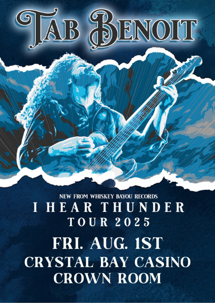 Tab Benoit (SEATED SHOW) Tickets at The Crown Room in Crystal Bay by ...