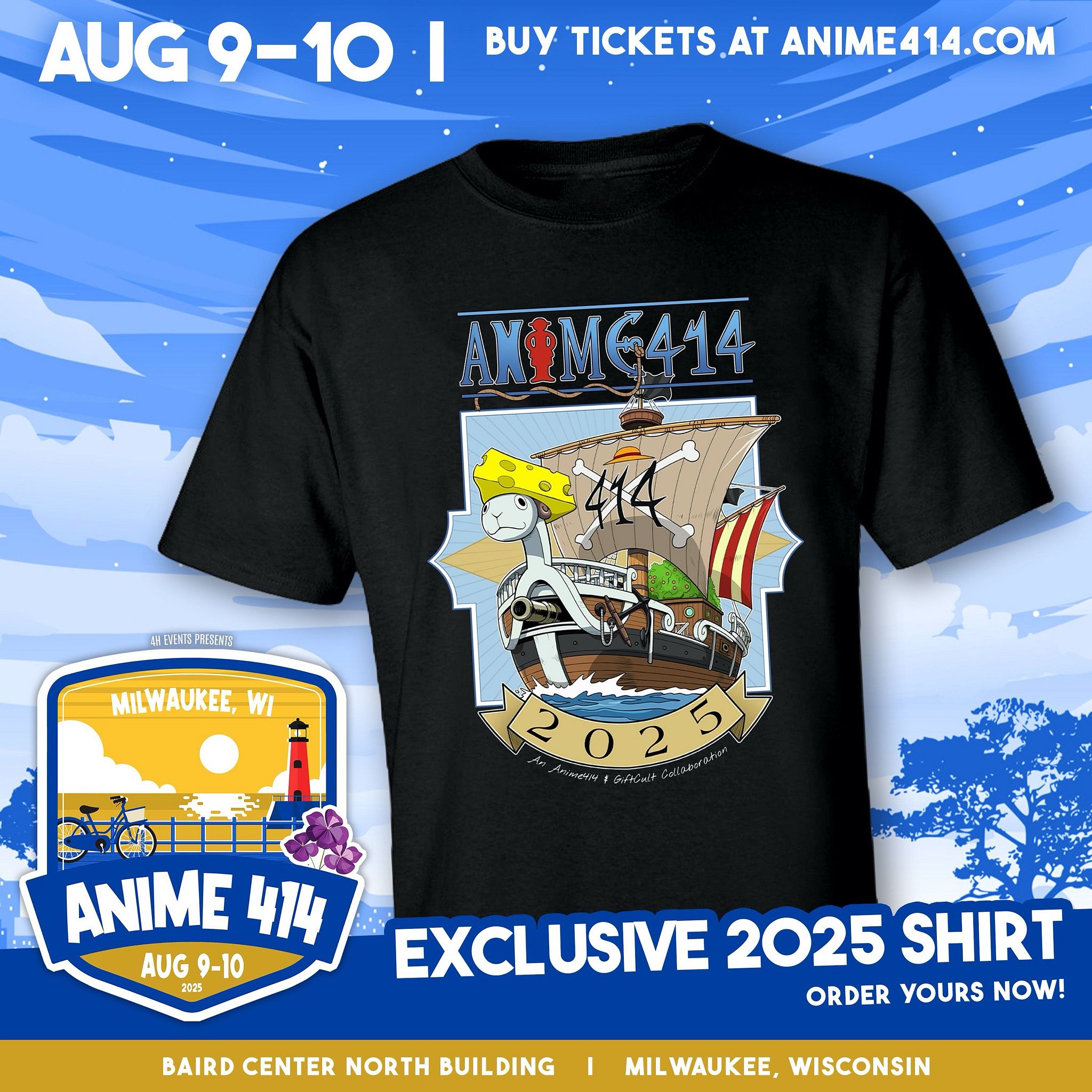 Anime 414 2025 - Milwaukee, Wisconsin Tickets at Baird Center in ...