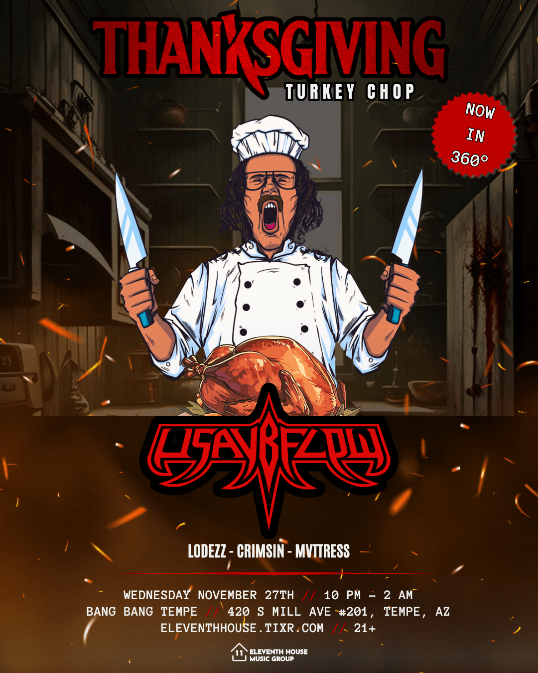 Thanksgiving: uSAYbFLOW Tickets at Bang Bang in Tempe by Eleventh House ...