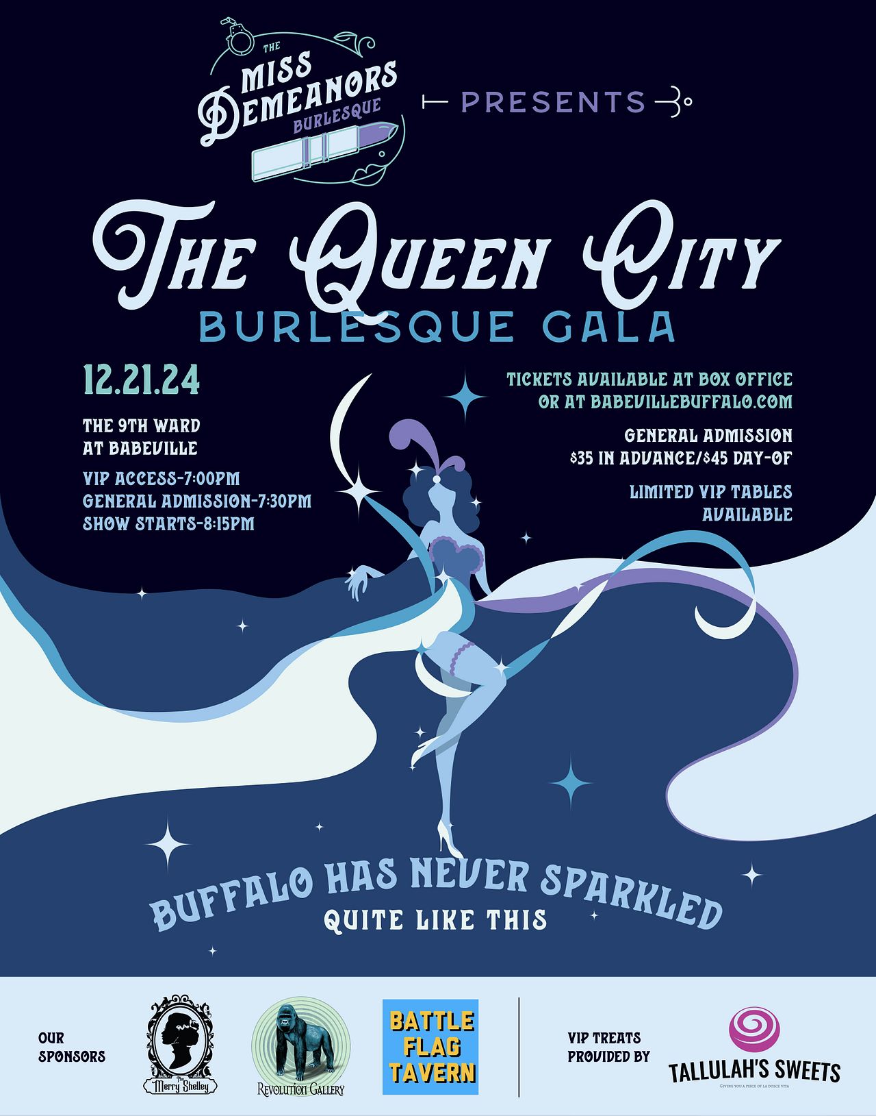 The Queen City Burlesque Gala Tickets at The 9th Ward in Buffalo by ...