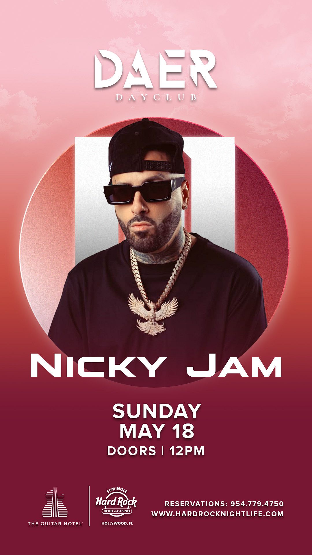 Nicky Jam | DAER Dayclub Tickets at DAER Dayclub South Florida in ...