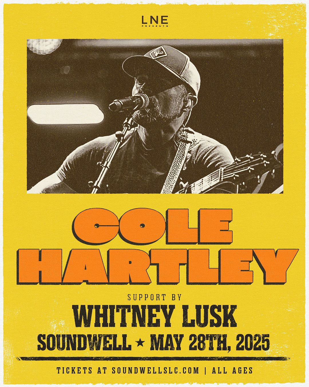 Cole Hartley at Soundwell Tickets at Soundwell in Salt Lake City by LNE ...