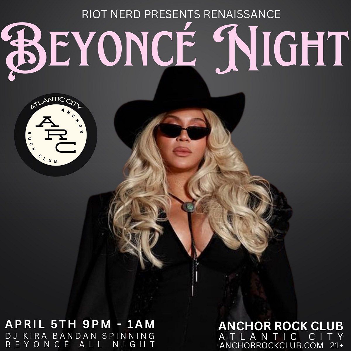 Renaissance - BEYONCE' NIGHT Tickets at Anchor Rock Club in Atlantic ...