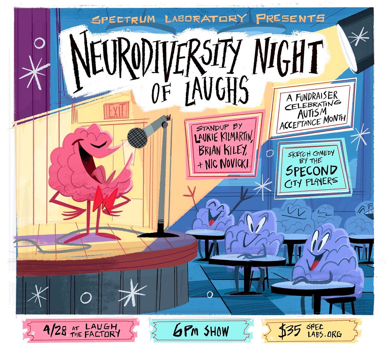 Neurodiversity Night of Laughs Tickets at Laugh Factory Hollywood in ...