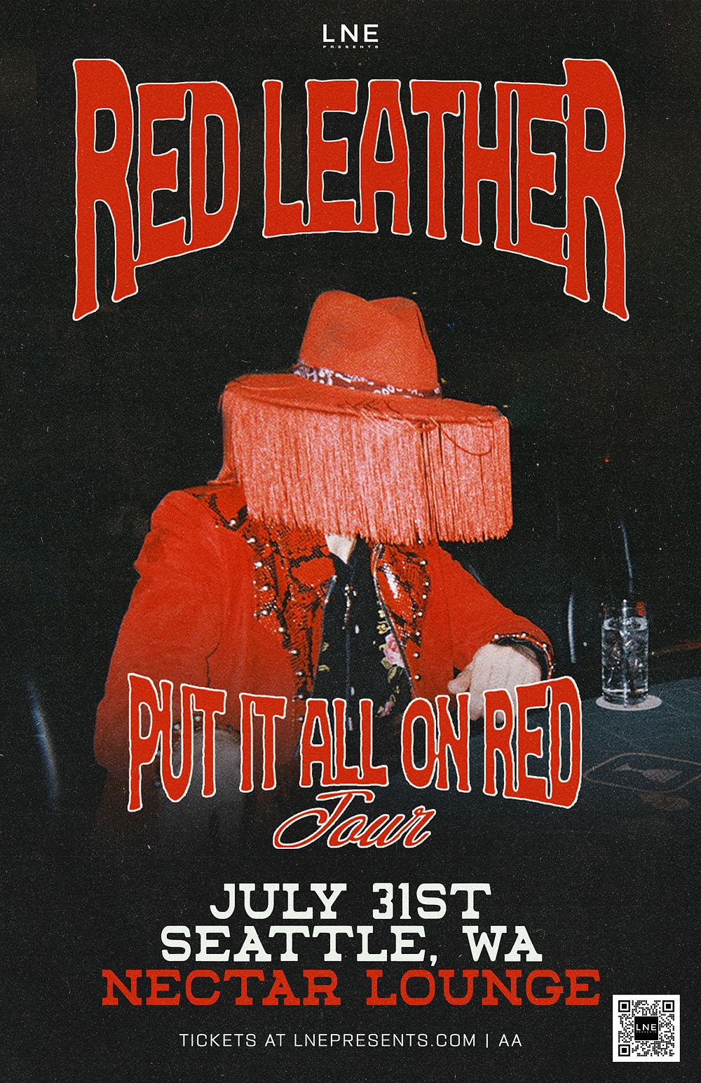Red Leather Presents, Put it All on Red Tour Tickets at Nectar Lounge ...