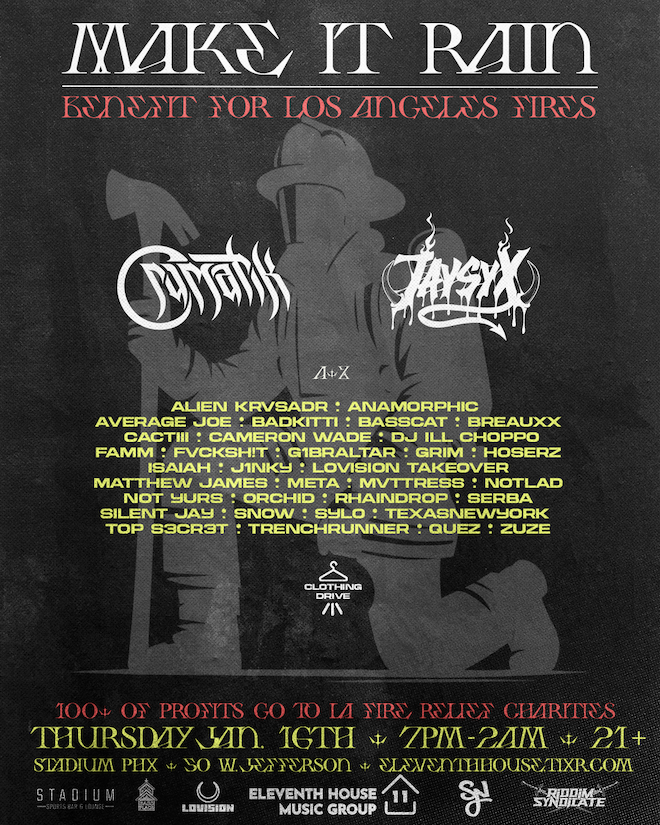 Make it Rain: Benefit for LA Fire Relief Tickets at Stadium Bar ...