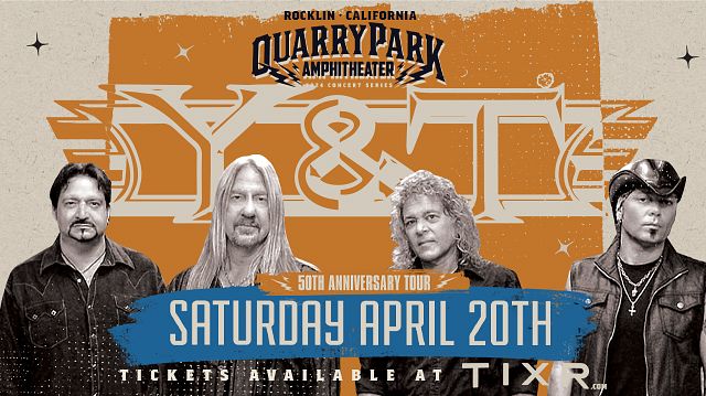 Y&T: 50 Year Anniversary Tour Tickets at Quarry Park Amphitheater in ...