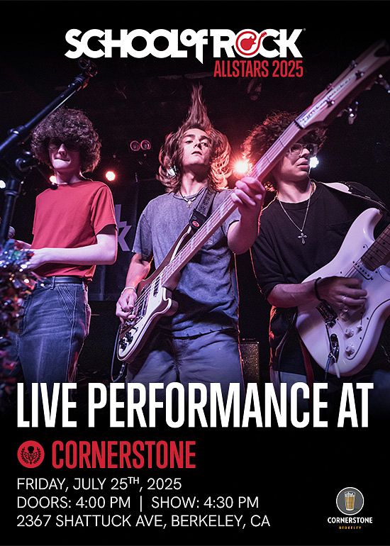 School of Rock AllStars Tickets at Cornerstone in Berkeley by ...