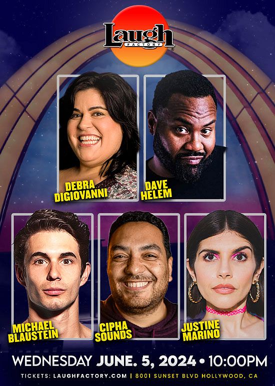 Wednesday All-Star Comedy Tickets at Laugh Factory Hollywood in Los ...