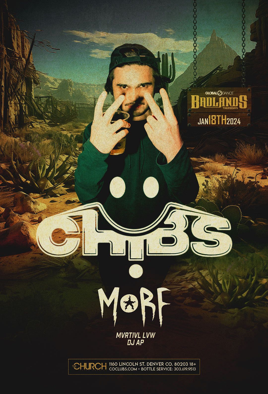 Chibs Tickets at The Church Nightclub in Denver by The Church Nightclub ...