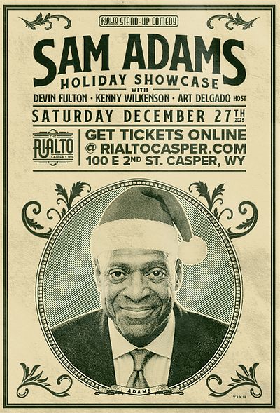 Sam Adams - Stand Up Comedy Tickets at The Rialto Casper in Casper by ...