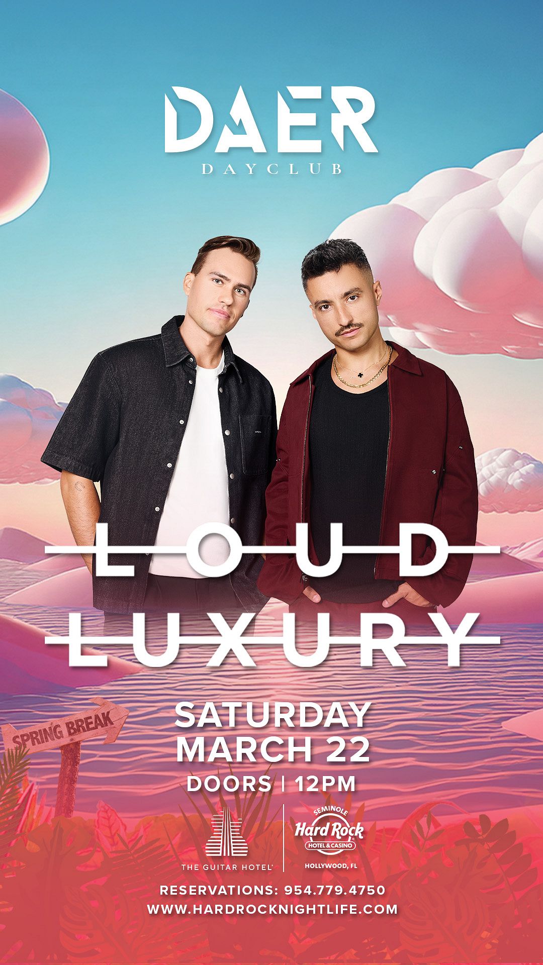 Loud Luxury | DAER Dayclub Tickets at DAER Dayclub South Florida in ...